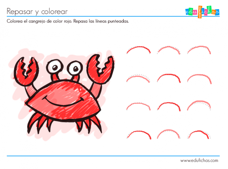 Actividad color rojo - Cuadernos para niños