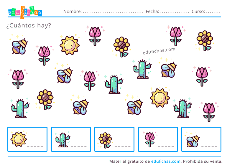 Actividades de Primavera para Educación Infantil. Descarga PDF Gratis