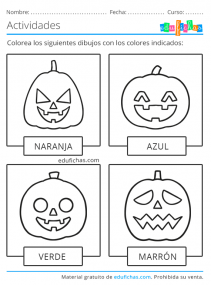 Fichas de Halloween GRATIS. Descarga ahora PDF【2020】