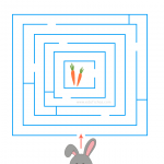 Laberintos para Imprimir | Fichas de Atención para Niños