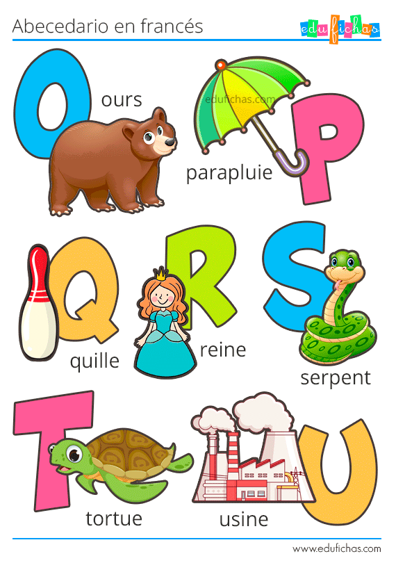 Abecedario en Francés + Cuaderno de Actividades en PDF Gratis