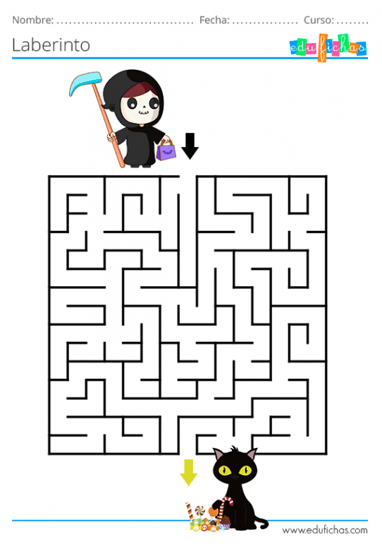 Cuaderno de Ejercicios de Halloween. Nuevas fichas 2019