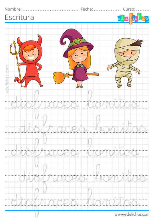 Cuaderno de Ejercicios de Halloween. Nuevas fichas 2019