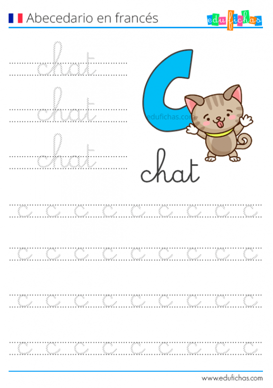 Abecedario en Francés + Cuaderno en PDF Gratis