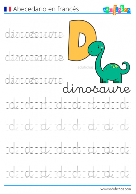 Abecedario en Francés + Cuaderno en PDF Gratis