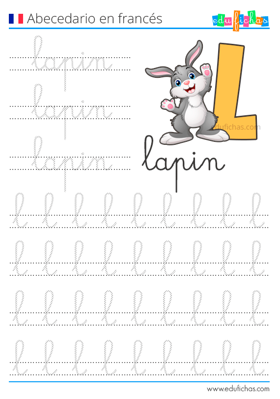 Abecedario en Francés + Cuaderno de Actividades en PDF Gratis