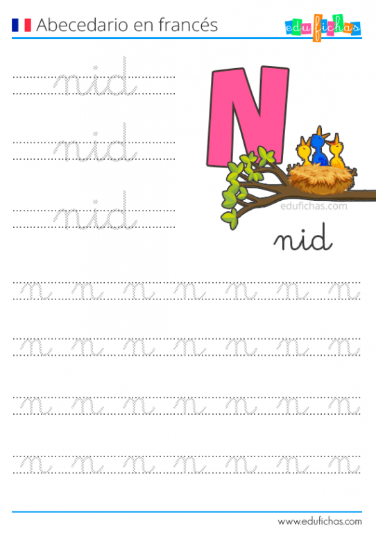 Abecedario en Francés + Cuaderno de Actividades en PDF Gratis