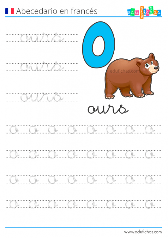 Abecedario en Francés + Cuaderno de Actividades en PDF Gratis