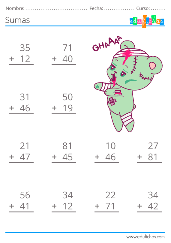 Cuaderno de Ejercicios de Halloween. Nuevas fichas 2019