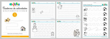 Grafomotricidad - Cuadernos para niños