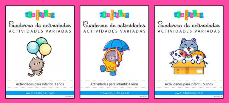 Cuadernos de actividades variadas. Edufichas.com