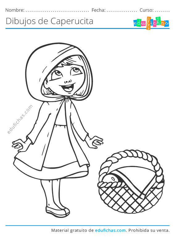 Caperucita Roja. Cuento + Fichas de Actividades de Caperucita.