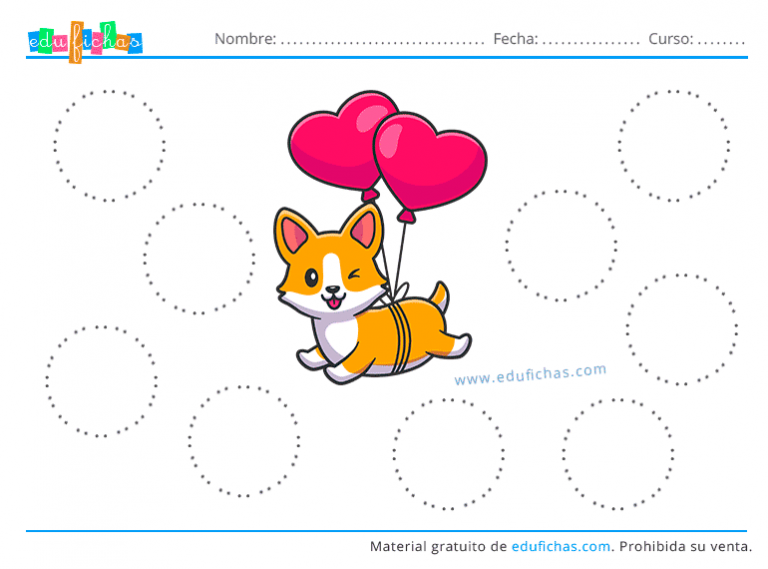 Líneas Punteadas para Repasar. Grafomotricidad para Preescolar PDF