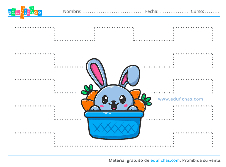 Líneas Punteadas para Repasar. Grafomotricidad para Preescolar PDF