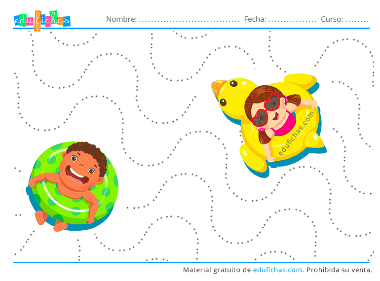 Ejercicios de Grafomotricidad para Verano. Cuadernos de Vacaciones