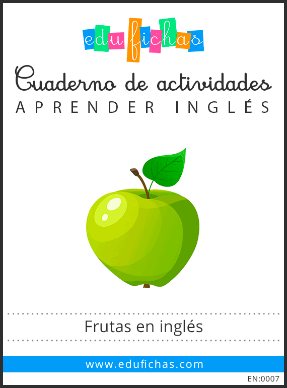 Frutas en Inglés para Niños. Aprender los Nombres de las Frutas【PDF】