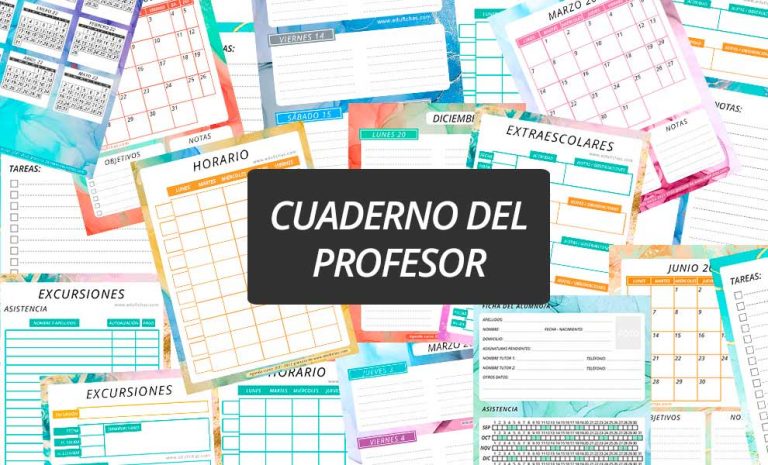 Cuaderno profesor 2021 2022 - Cuadernos para niños