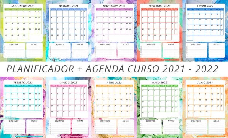 ️ Cuaderno del Profesor. Curso 2021 - 2022. Descarga PDF Gratis.