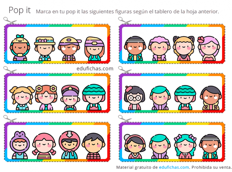 POP IT !! Actividades para niños con Pop It Gratis【Descarga PDF】