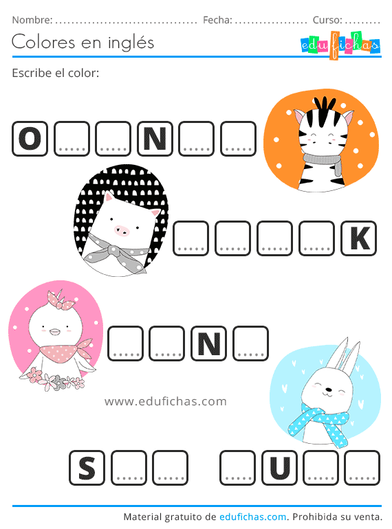Colores En Ingl s Vocabulario Ejercicios Para Ni os Gratis PDF Colores En Ingl s Vocabulario Ejercicios Para Ni os Gratis PDF