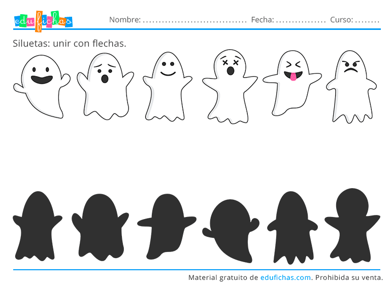 Actividades de Halloween para Imprimir. Descarga Fichas en PDF.