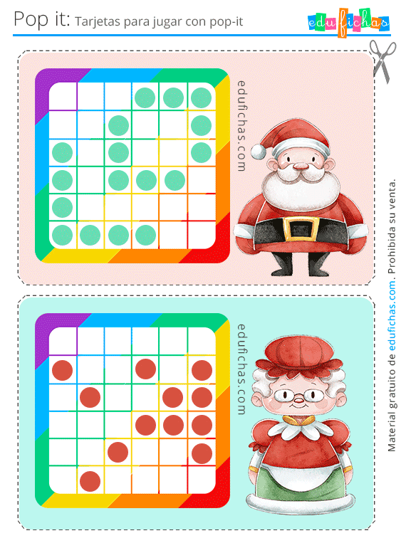 Navidad POP IT - Cuadernos para niños