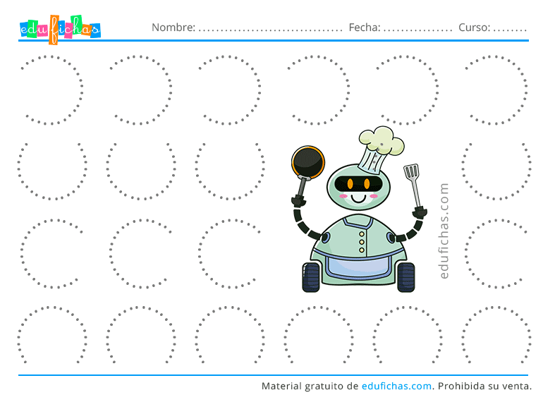 Trazos Circulares. Ejercicios de Preescritura Gratis para Infantil (2022)