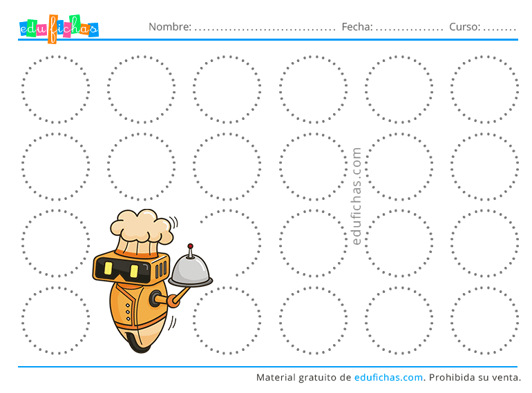 Trazos Circulares. Ejercicios de Preescritura Gratis para Infantil (2022)