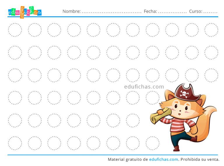 Trazos Circulares. Ejercicios de Preescritura Gratis para Infantil (2022)