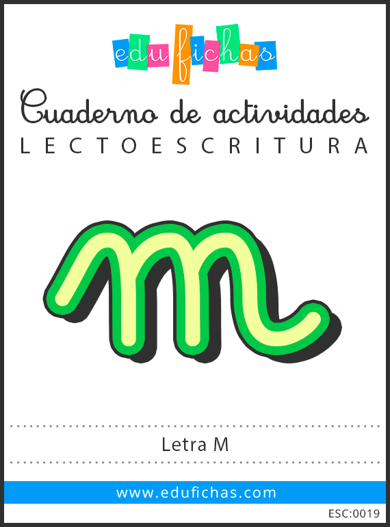 Aprender la letra M - Fichas de Letras Consonantes para Imprimir (PDF)