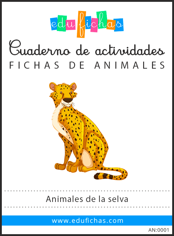 Animales de la Selva para Niños - Fichas, Fotos y Recortables GRATIS