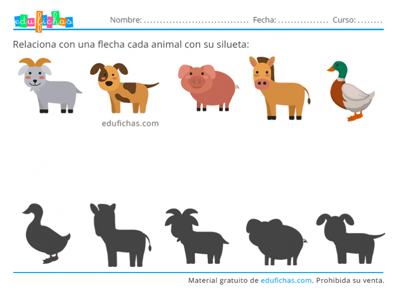 Animales de la Granja - Fotos, Fichas y Juegos para Imprimir GRATIS