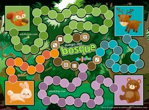 Animales del Bosque para Niños. Fichas + Juego Gratis en PDF
