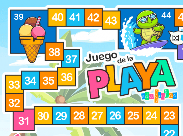 Juego de verano para imprimir - Cuadernos para niños