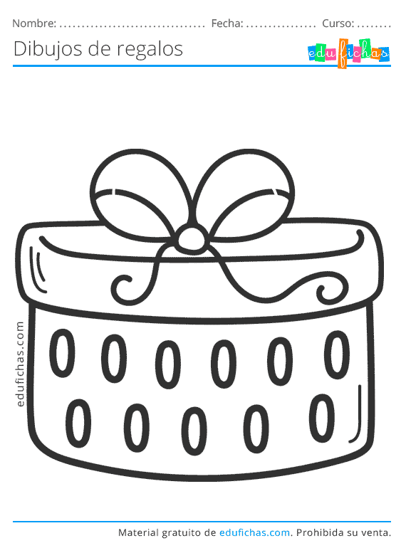 Dibujos de regalos de Navidad para colorear - Cuadernos para niños