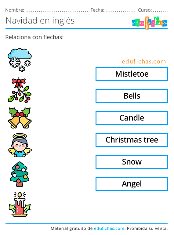 Navidad en inglés - Cuadernos para niños