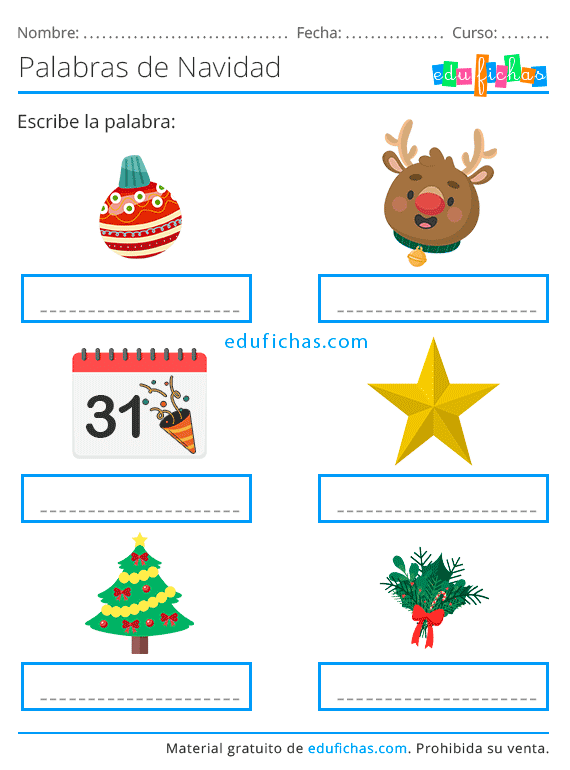 Navidad en inglés - Cuadernos para niños